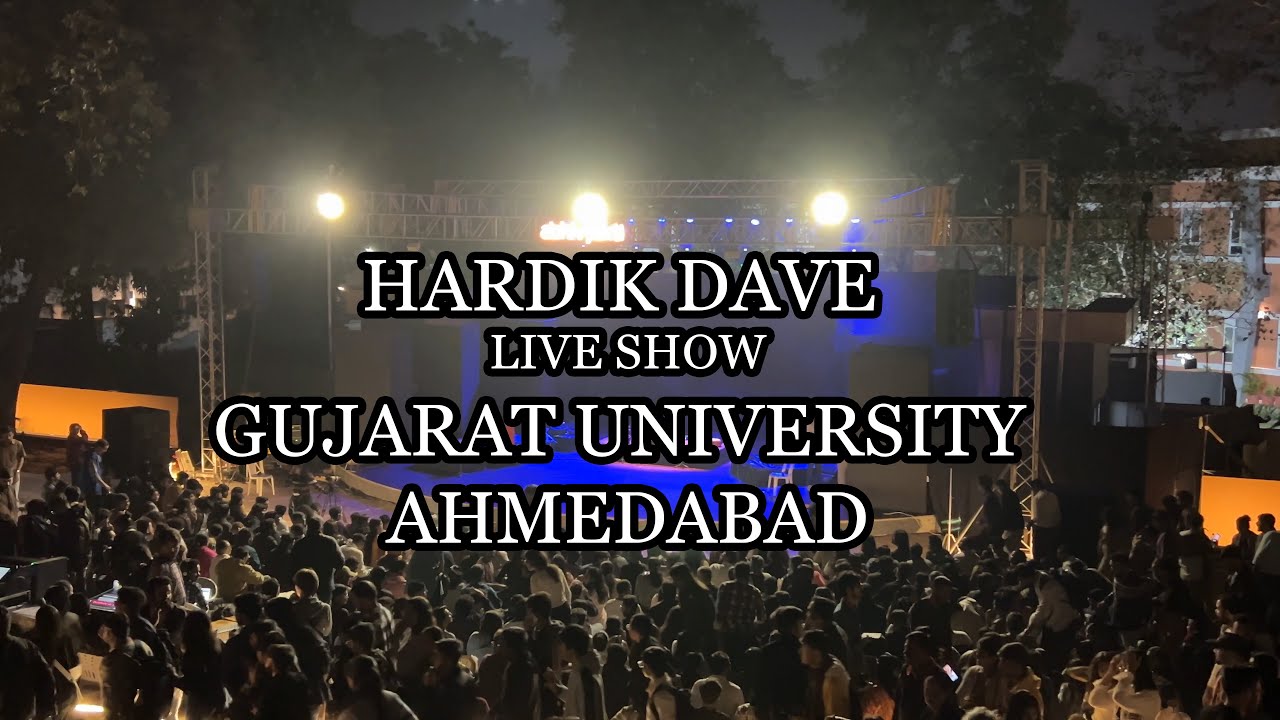 Hardik Dave Live Show | Gujrat University AHMEDABAD | Abhivyakti ...
