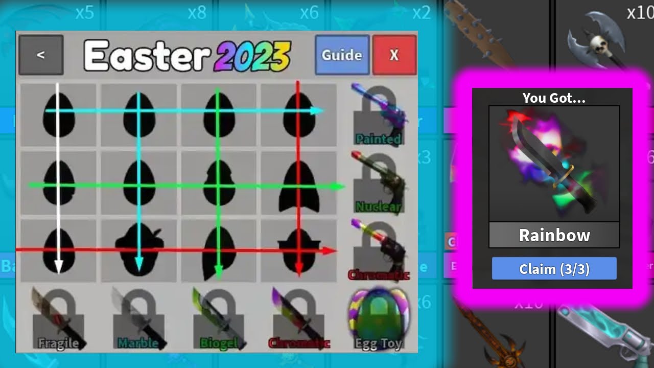 🔴MM2 EASTER EVENT + TRADING SERVERS HUNTING FOR RAINBOW GUN! 🔴 - YouTube