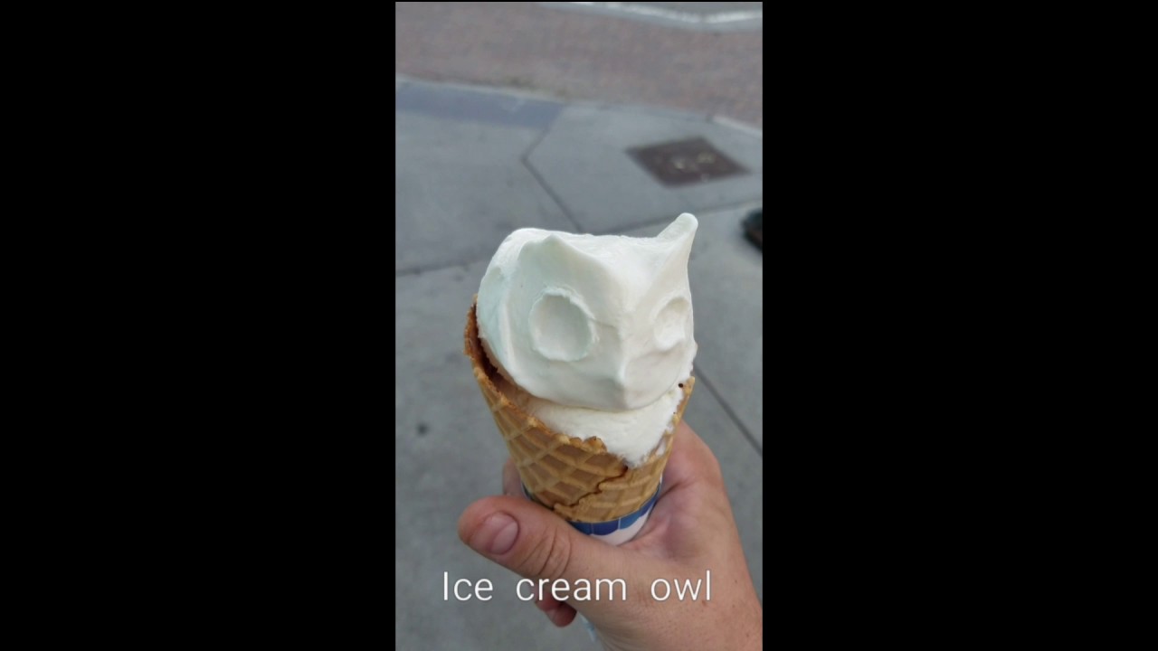 Ice Cream Owl - YouTube