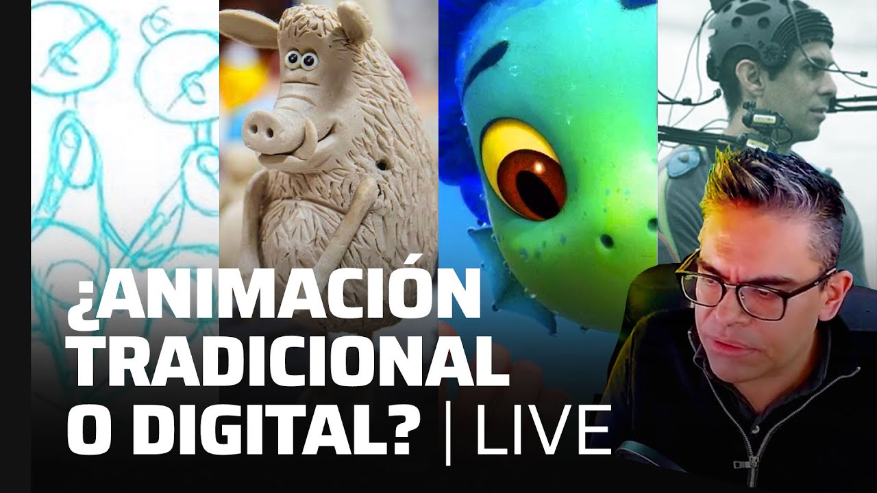 Animación tradicional, 3D o motion capture. - YouTube
