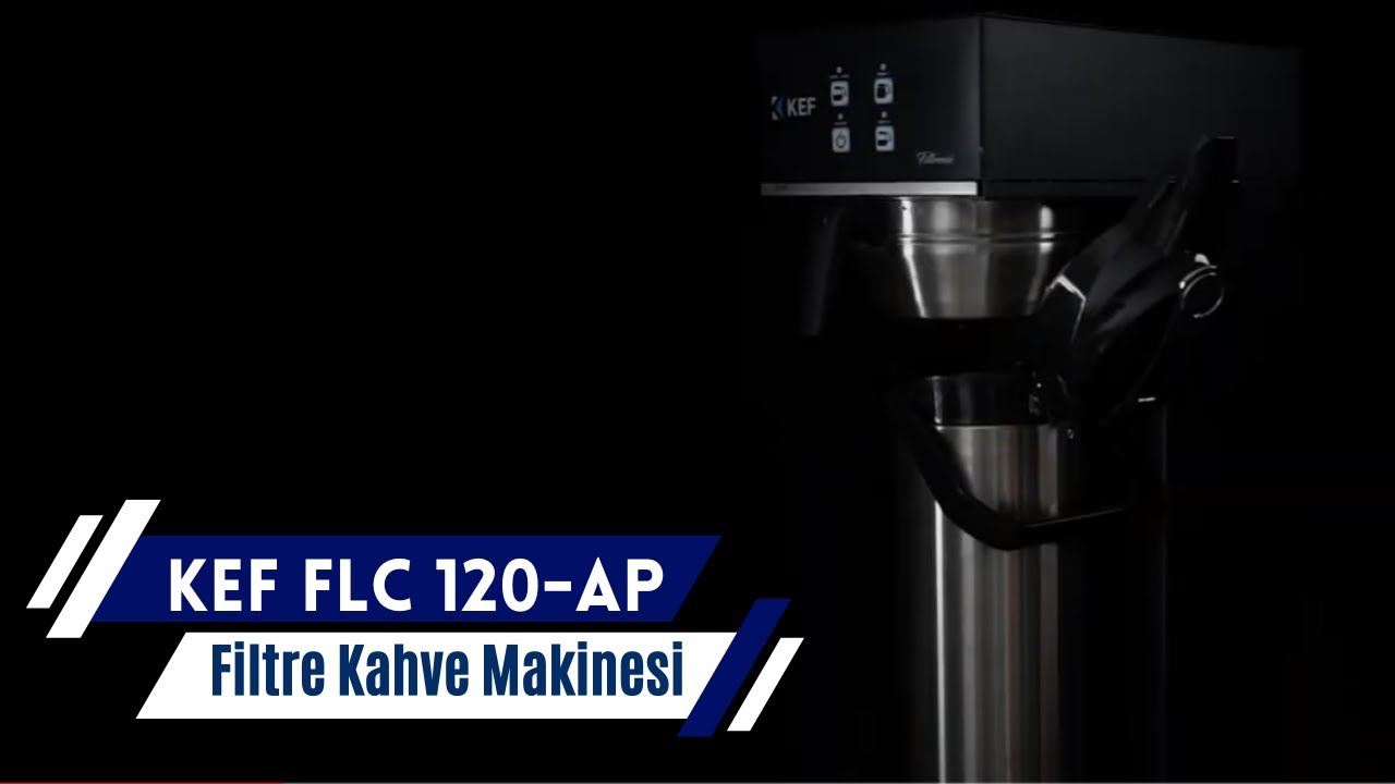 KEF Filtronic "FLC 120-AP" Profesyonel Filtre Kahve Makinesi - YouTube