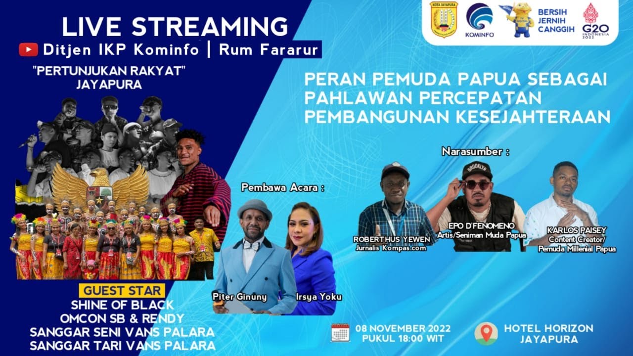Peran Pemuda Papua sebagai Pahlawan Percepatan Pembangunan ...