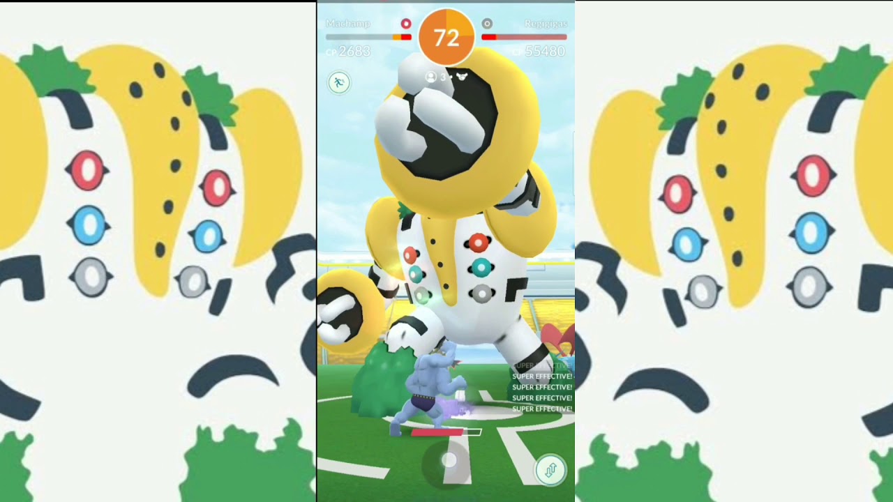Pokémon Go Regigigas EX Raid Trio - YouTube