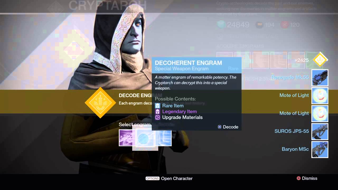 Destiny: 40+ Rare & Legendary Engrams, + 2 Postmaster opens! - YouTube