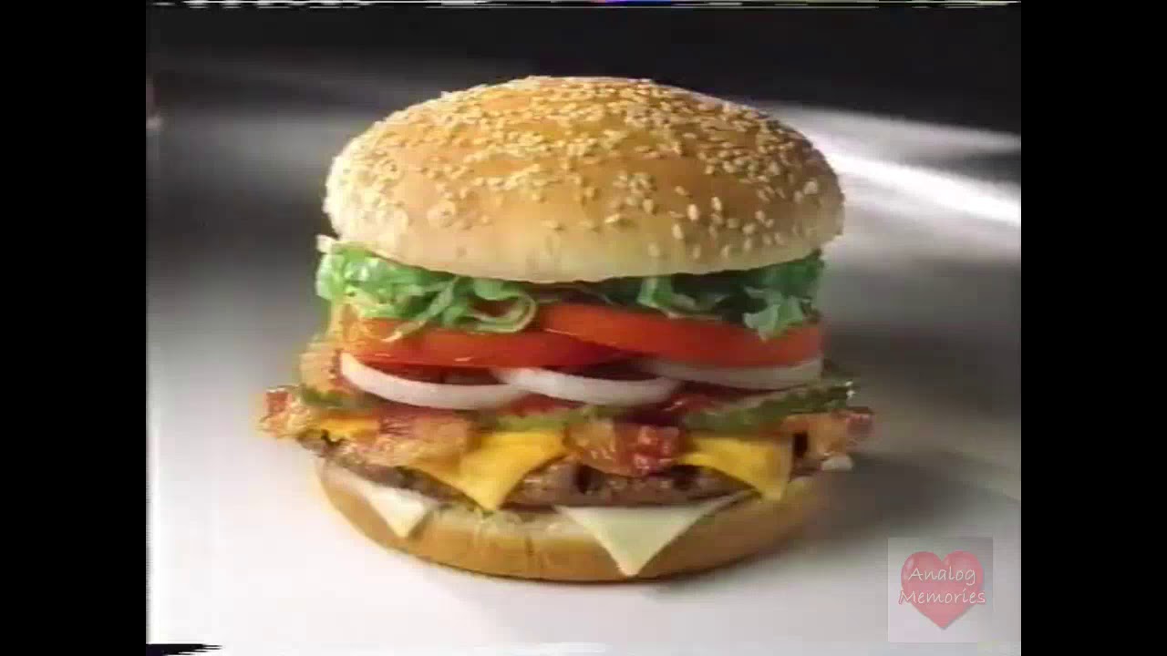Burger King | Television Commercial | 2001 | Whopper Free Upsizing ...