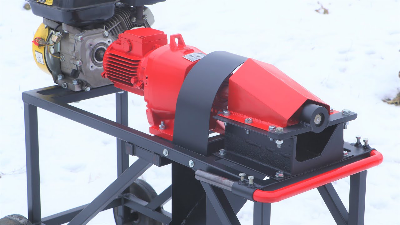 Building a wood chipper with an auger! - YouTube