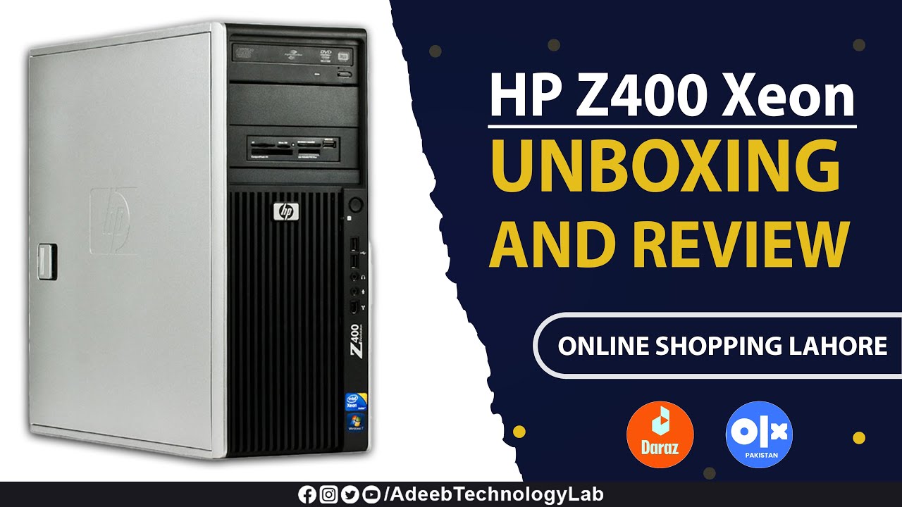HP Z400 Xeon Unboxing and Review || Online Shopping Lahore || Computer - YouTube