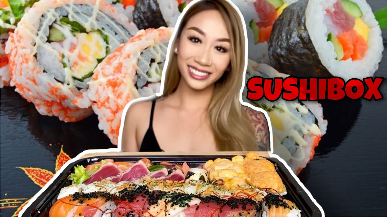 Sushibox Sashimi Mukbang Eating Show Youtube
