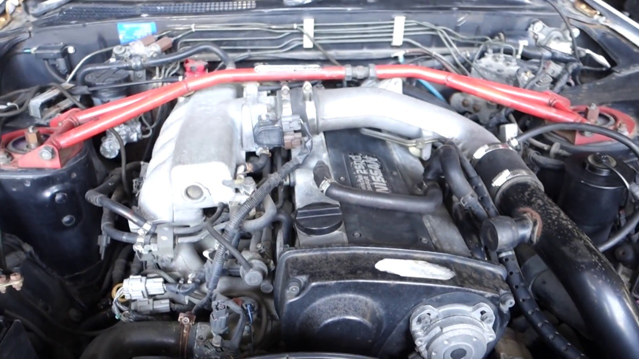 RB25DET - ENGINE START UP, IDLE & REV. - YouTube