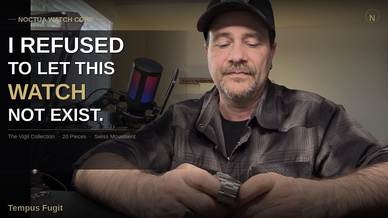 I Refused to Let This Watch Not Exist — Noctua Watch Corp - YouTube