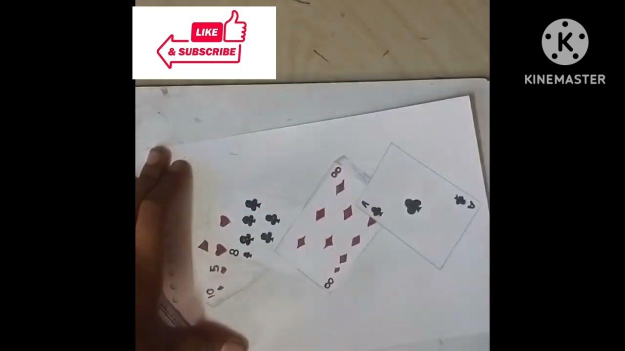 3| Playing cards drawing @drawing master 0819 - YouTube