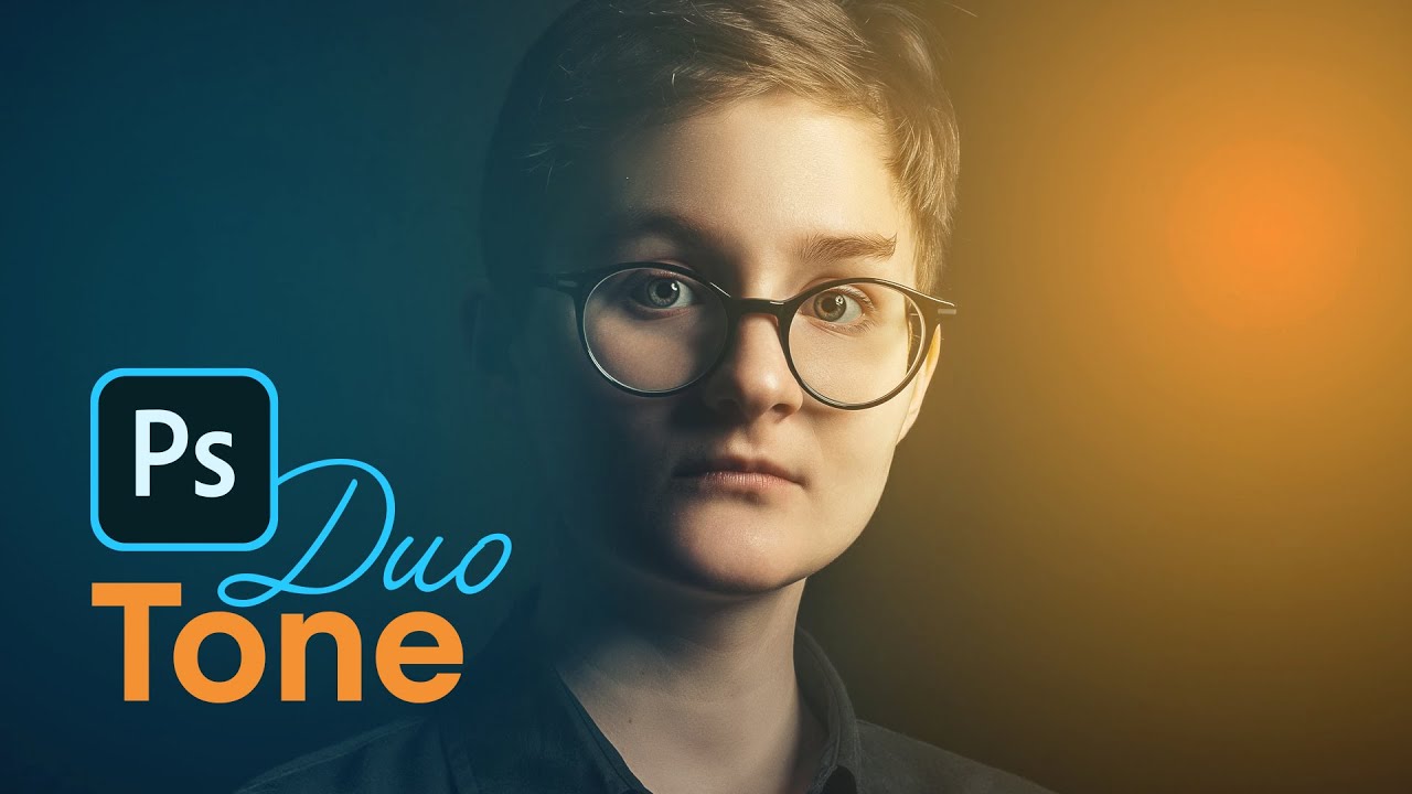 Duo Tone Color Light Photo Effect - Photoshop Tutorial - YouTube
