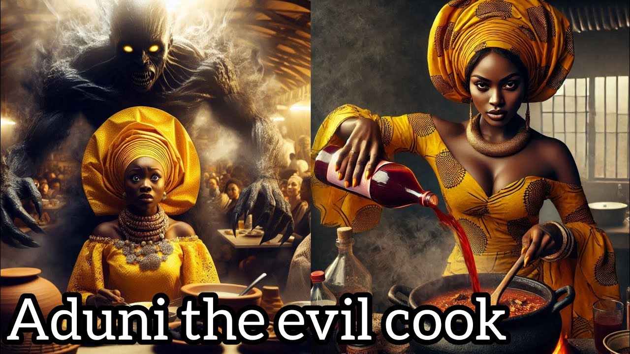 Aduni the evil cook 😈#africanfolktales#nigerianstories#evil - YouTube