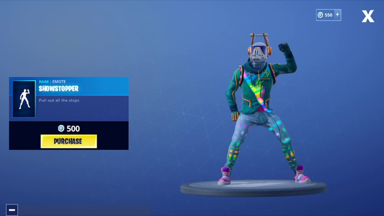 New Showstopper Emote - YouTube