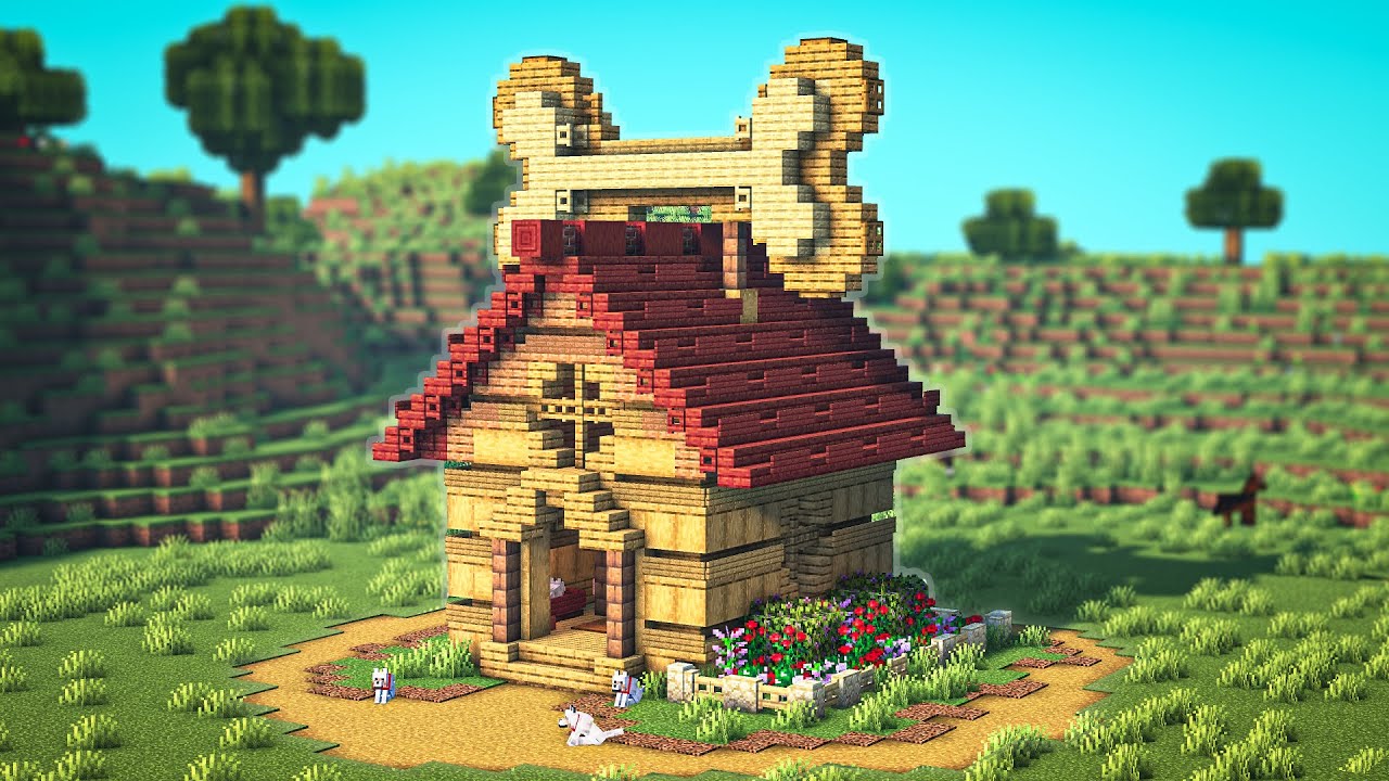 Minecraft | How To Build The BEST Dog House - YouTube