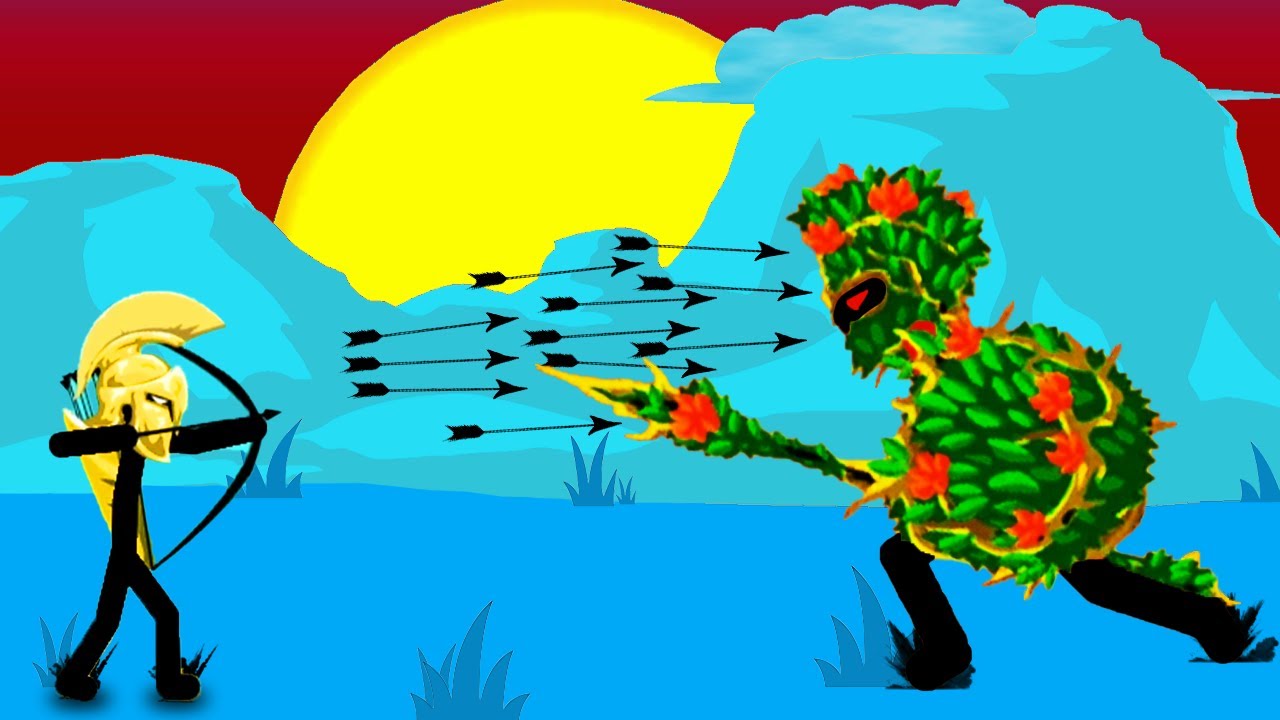 GOLDEN Archidon Hero Meets HEADBUTTING Woodland Prince! - Stick War ...