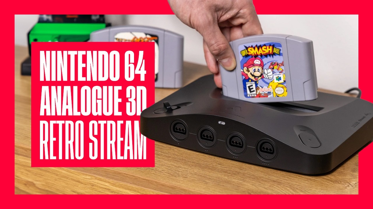 Voor het eerst Nintendo 64 op de Analogue 3D - YouTube