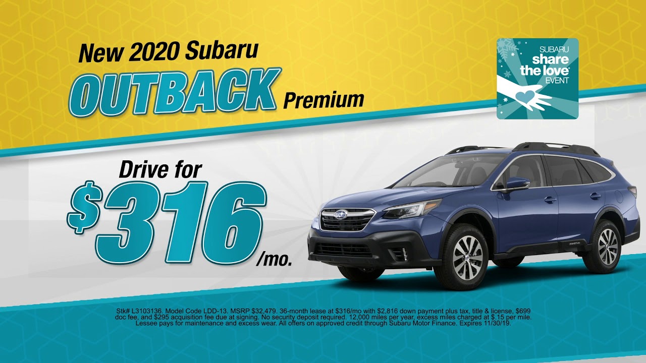 Koby Subaru Share the Love November 2019 - YouTube