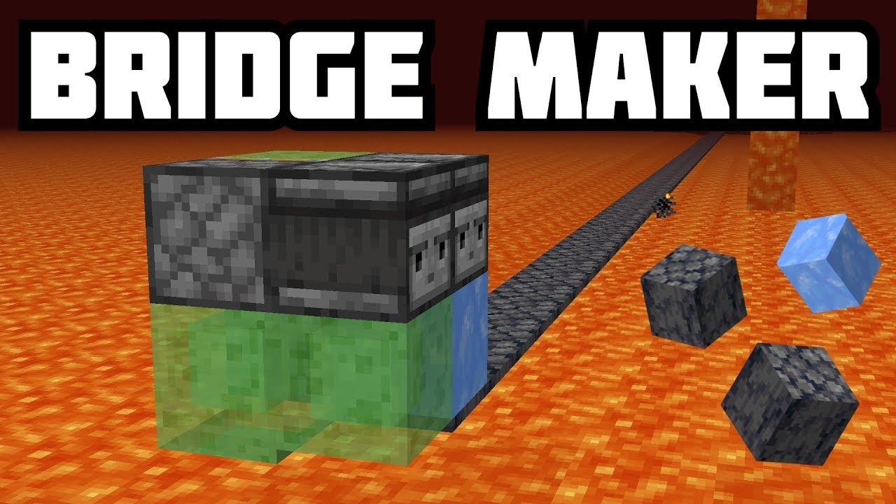 How to Make a Basalt Bridge Maker (NETHER) Minecraft 1.18+ - YouTube