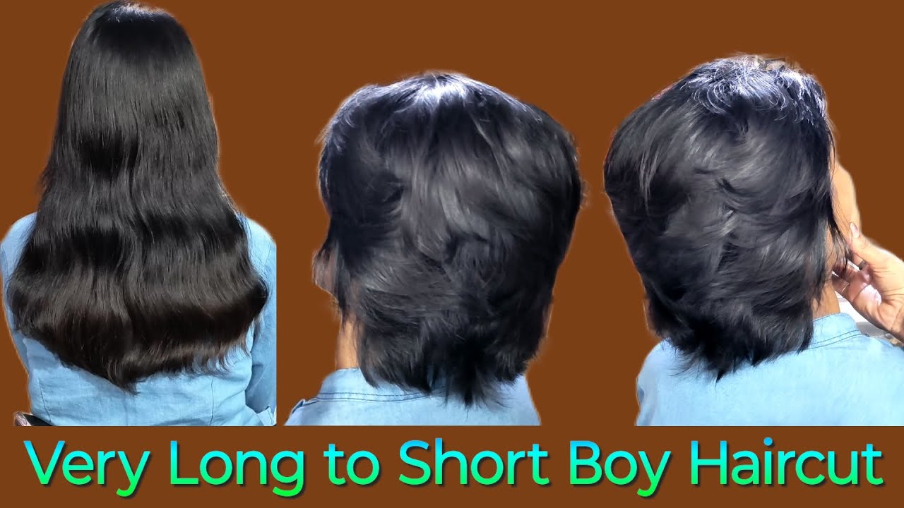 How to do Long to Short Multi (BOY) Haircut Tutorial/ Boy Haircut for ...