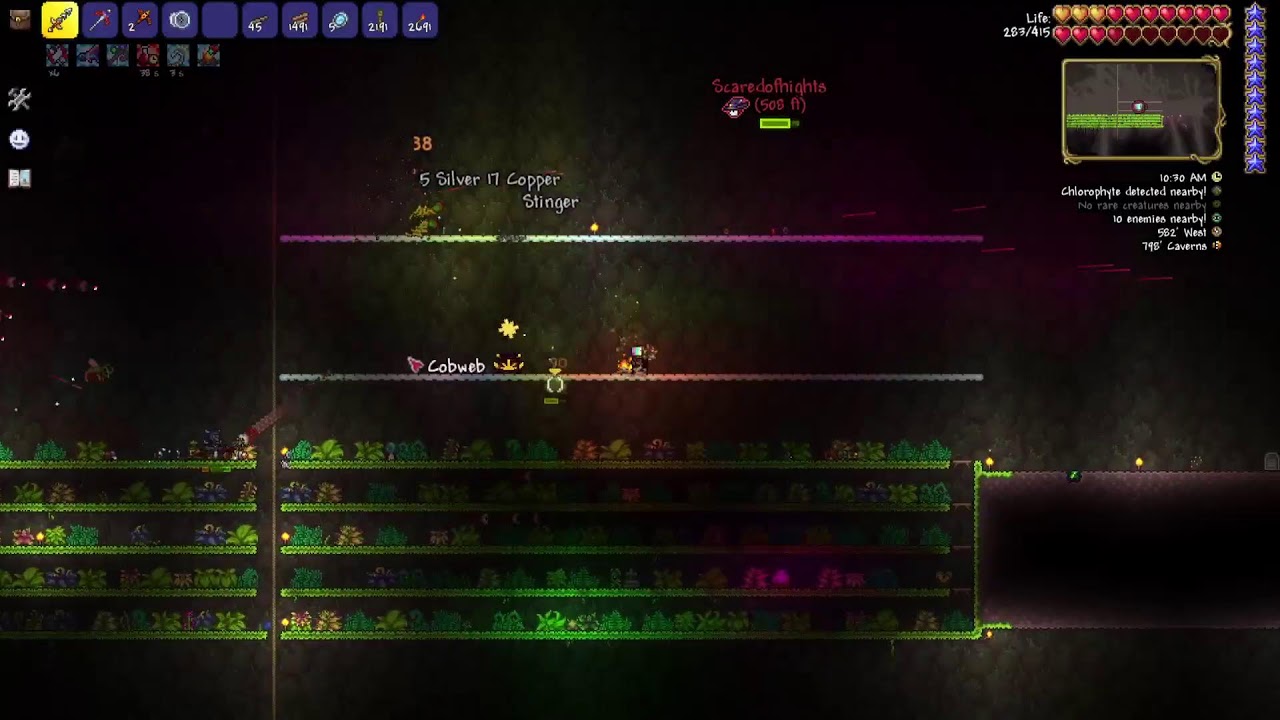 Terraria Skyblock Part 5 - YouTube