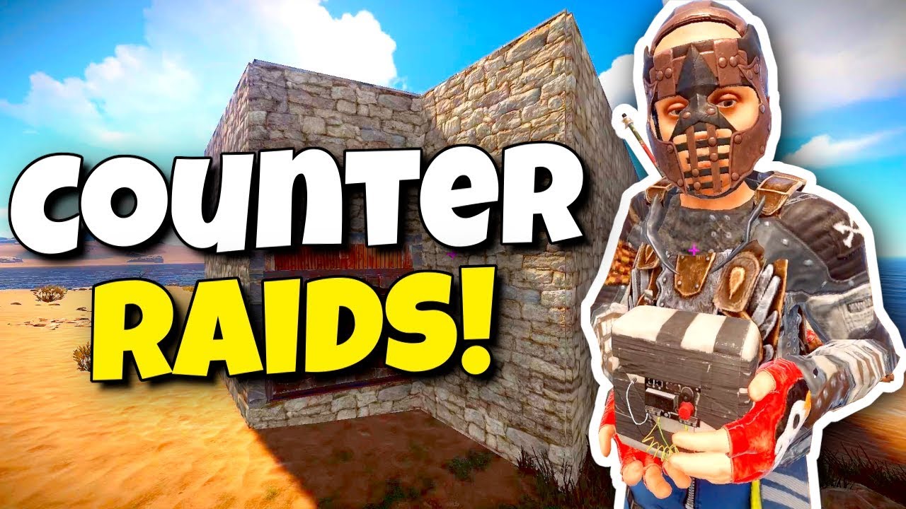 COUNTER RAIDING OUR RICH NEIGHBORS! - Rust Survival #02 - YouTube