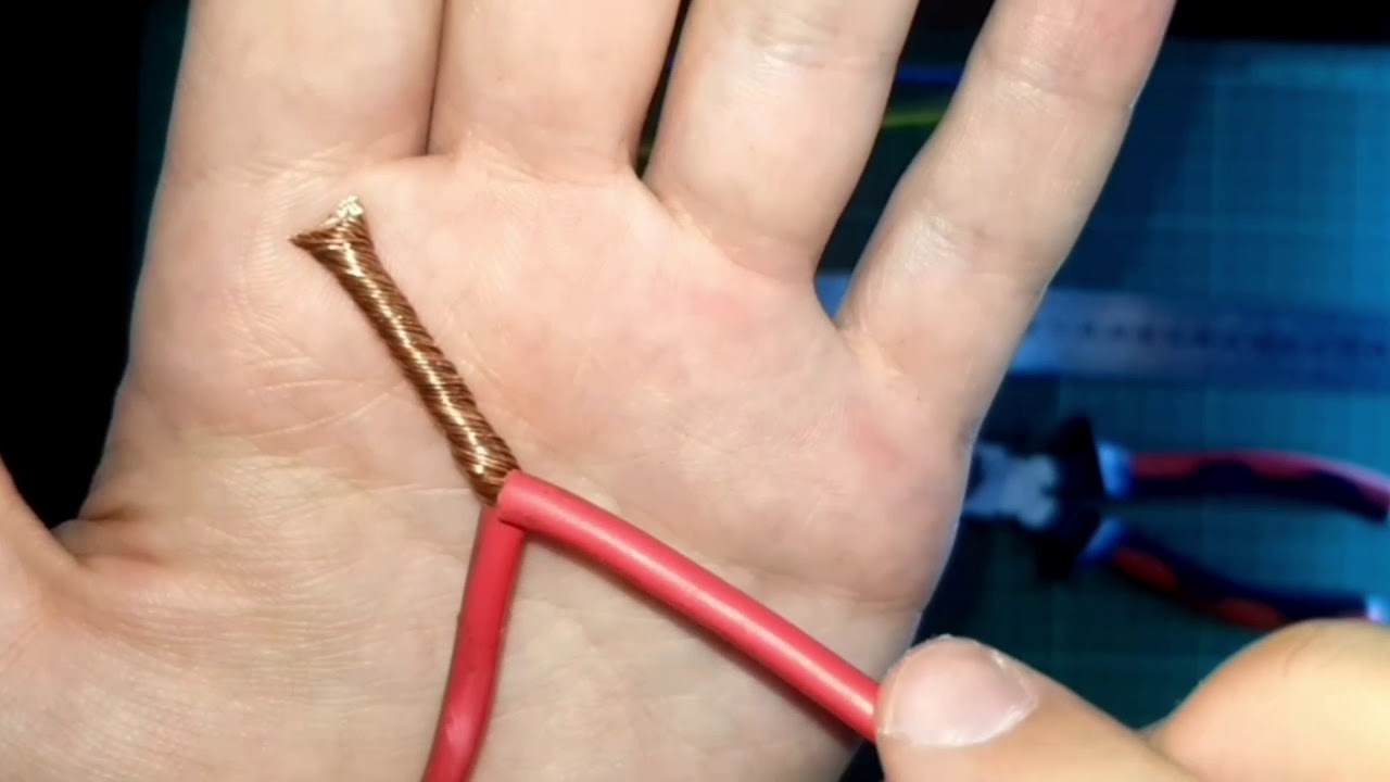 Empalme Eléctrico: COLA DE RATÓN SIMPLE - YouTube