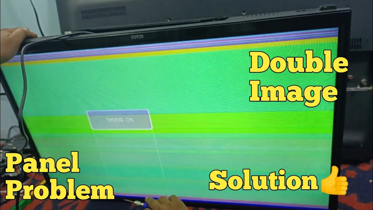 Double Image Panel problem Solution|RV ELECTRONICS| - YouTube