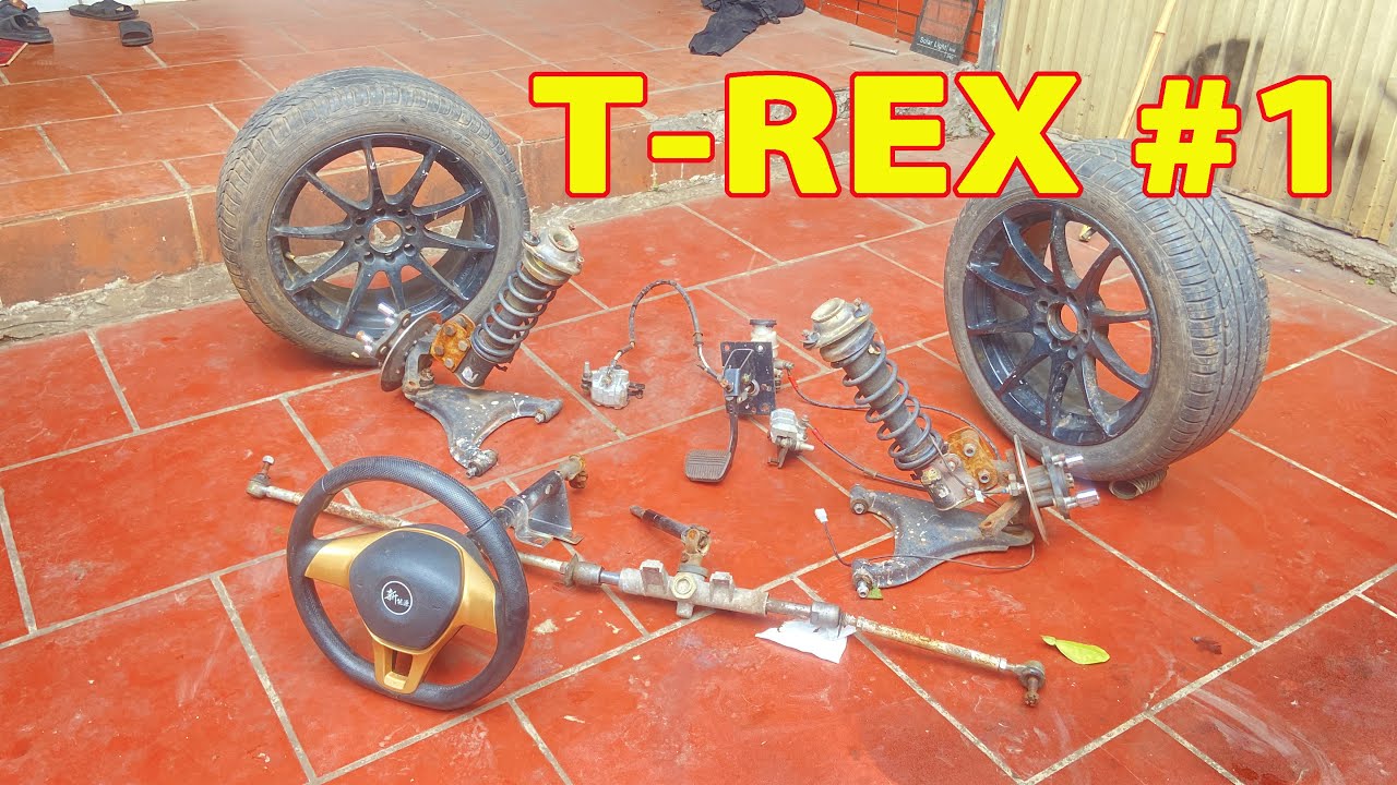 Cartech | Homemade T-REX Car Tech Part 1: Front Axle Kit - YouTube