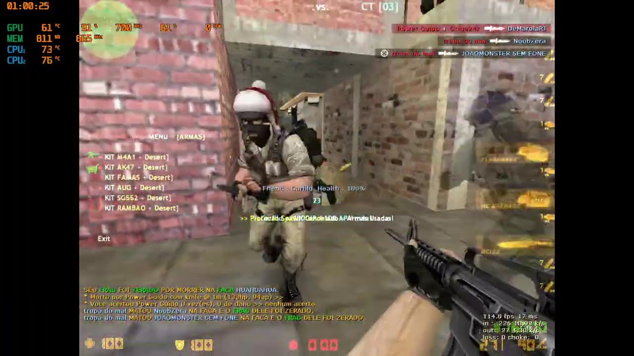 JOGANDO CS 1.6 - YouTube