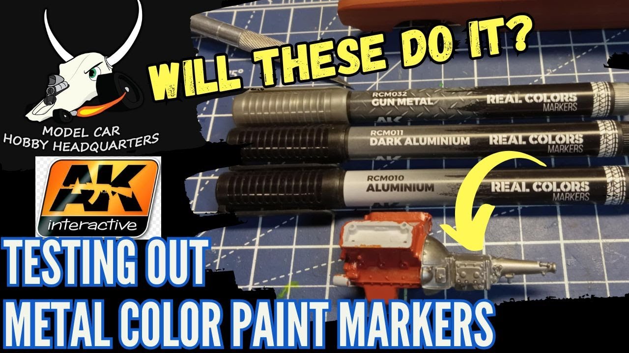 AK Real Colors Metal Paint Markers Test Ep.434 - YouTube