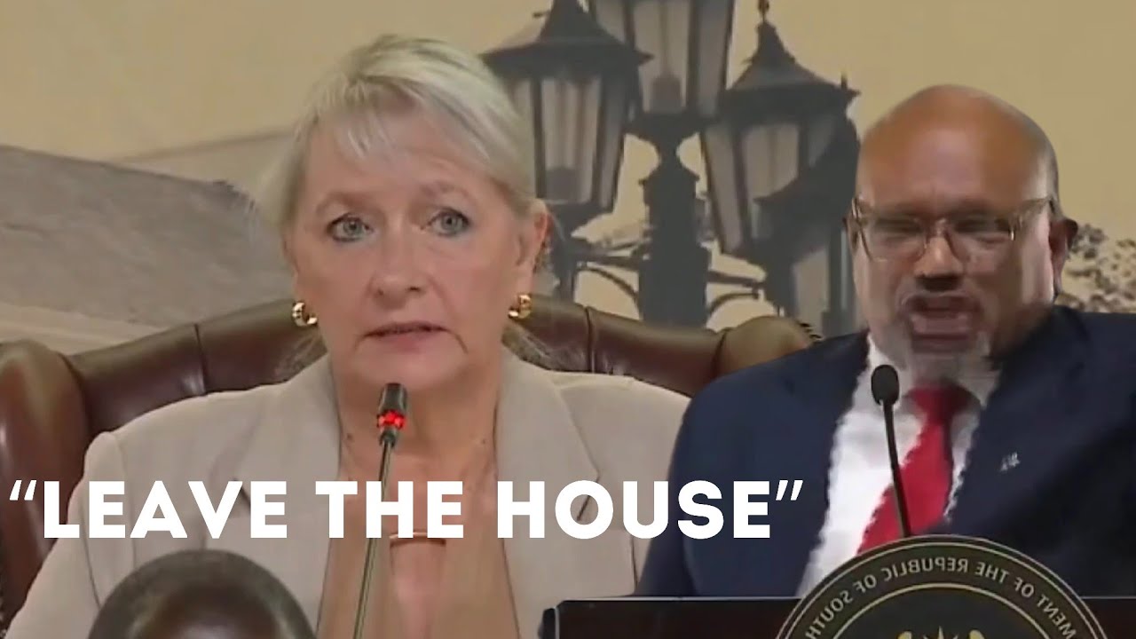 Visvin Reddy was asked to leave Parliament after delivering his speech ...