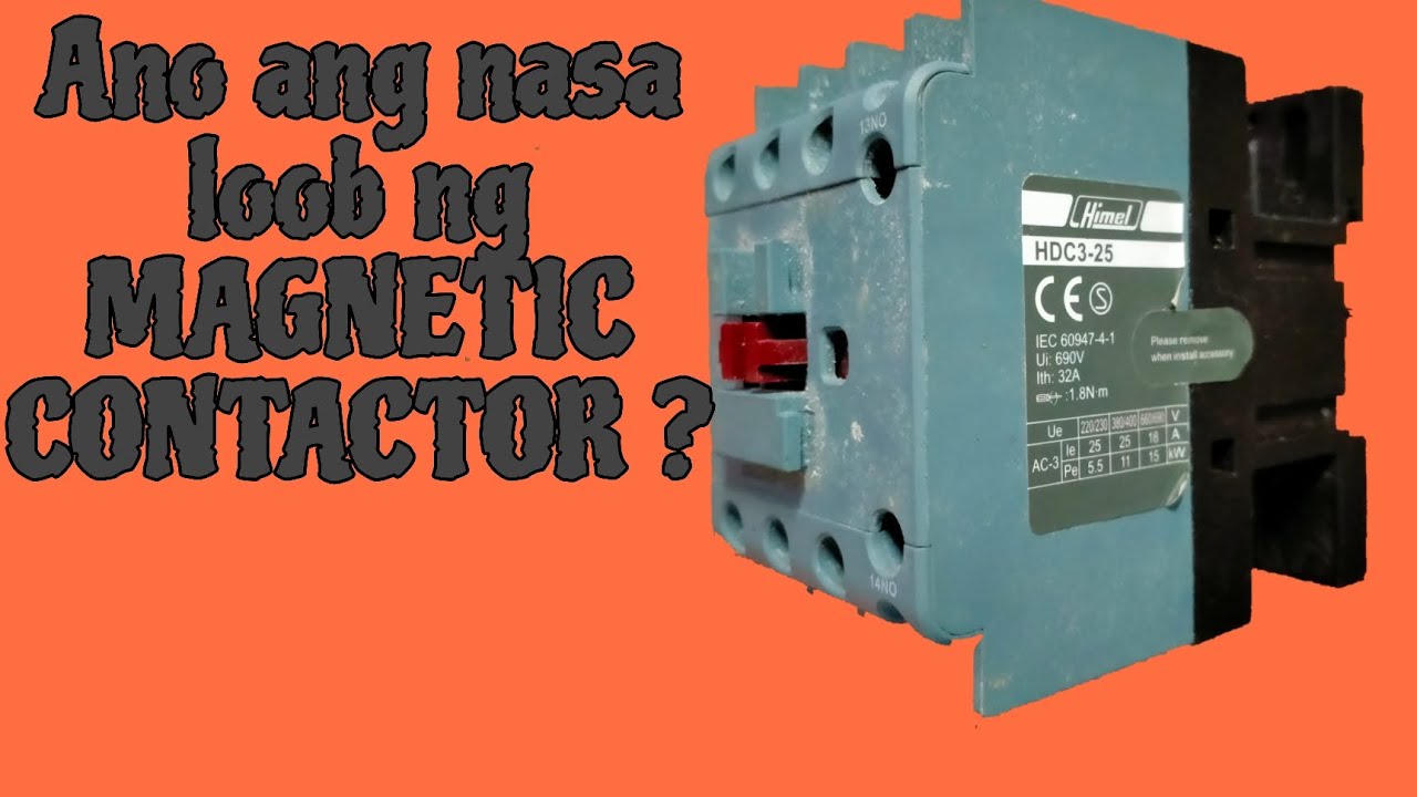 MAGNETIC CONTACTOR INTERNAL PARTS - YouTube
