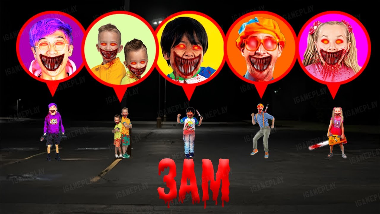 DRONE CATCHES CURSED RYAN'S WORLD.EXE, BLIPPI, VLAD & NIKI, LOVE DIANA ...