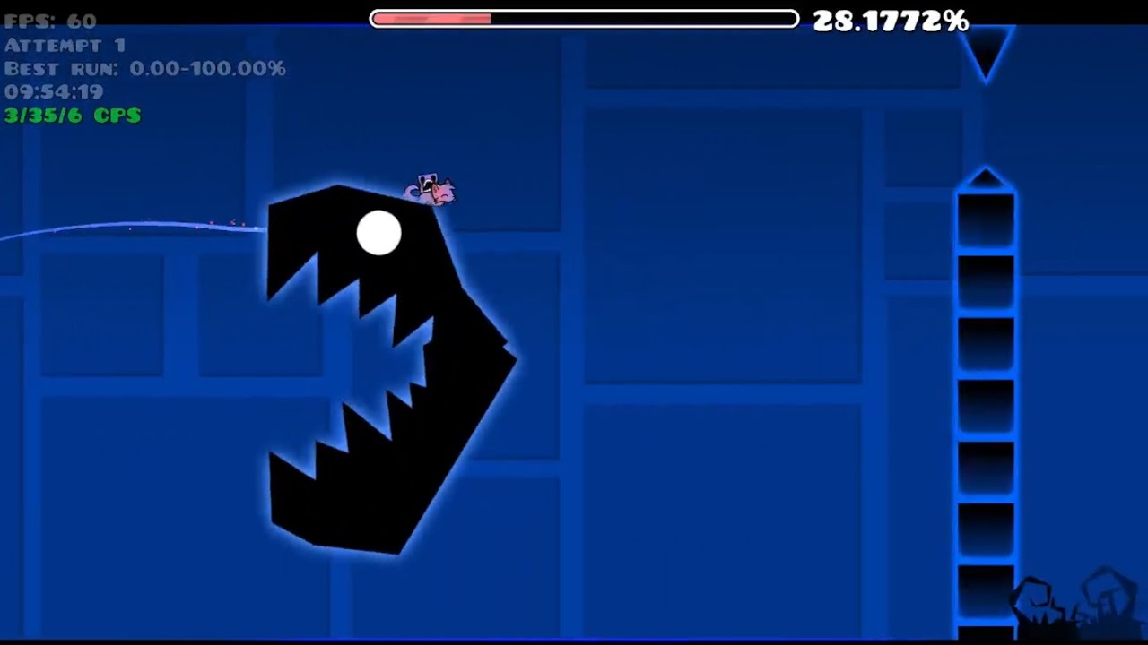 Geometry Dash Level Showcase | Layout | [this is my first full level in ...