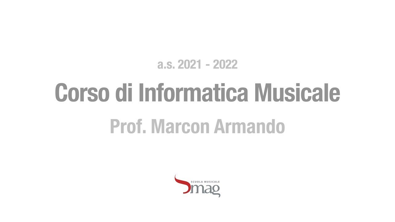 Informatica Musicale - YouTube