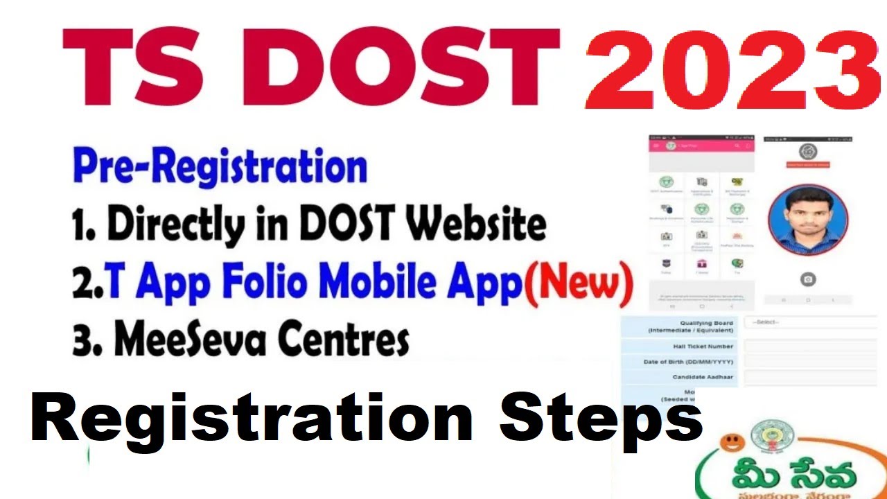 DOST 2023 Registration Step by Step by Process | Telangana Degree ...