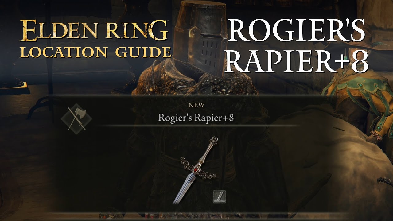 Elden Ring - Rogier's Rapier+8 Location | Stormveil Castle & Roundtable ...