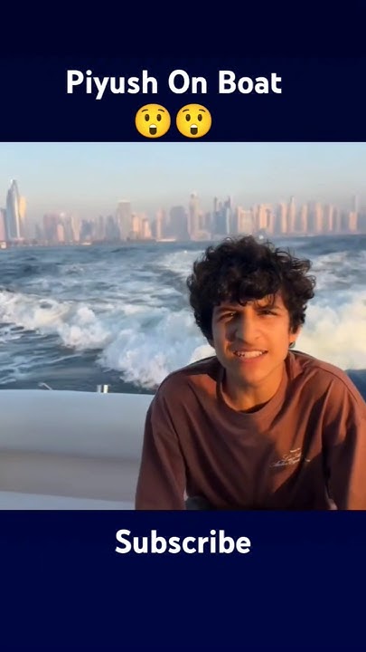 Piyush On Boat😲 sourav Joshi vlogs - YouTube
