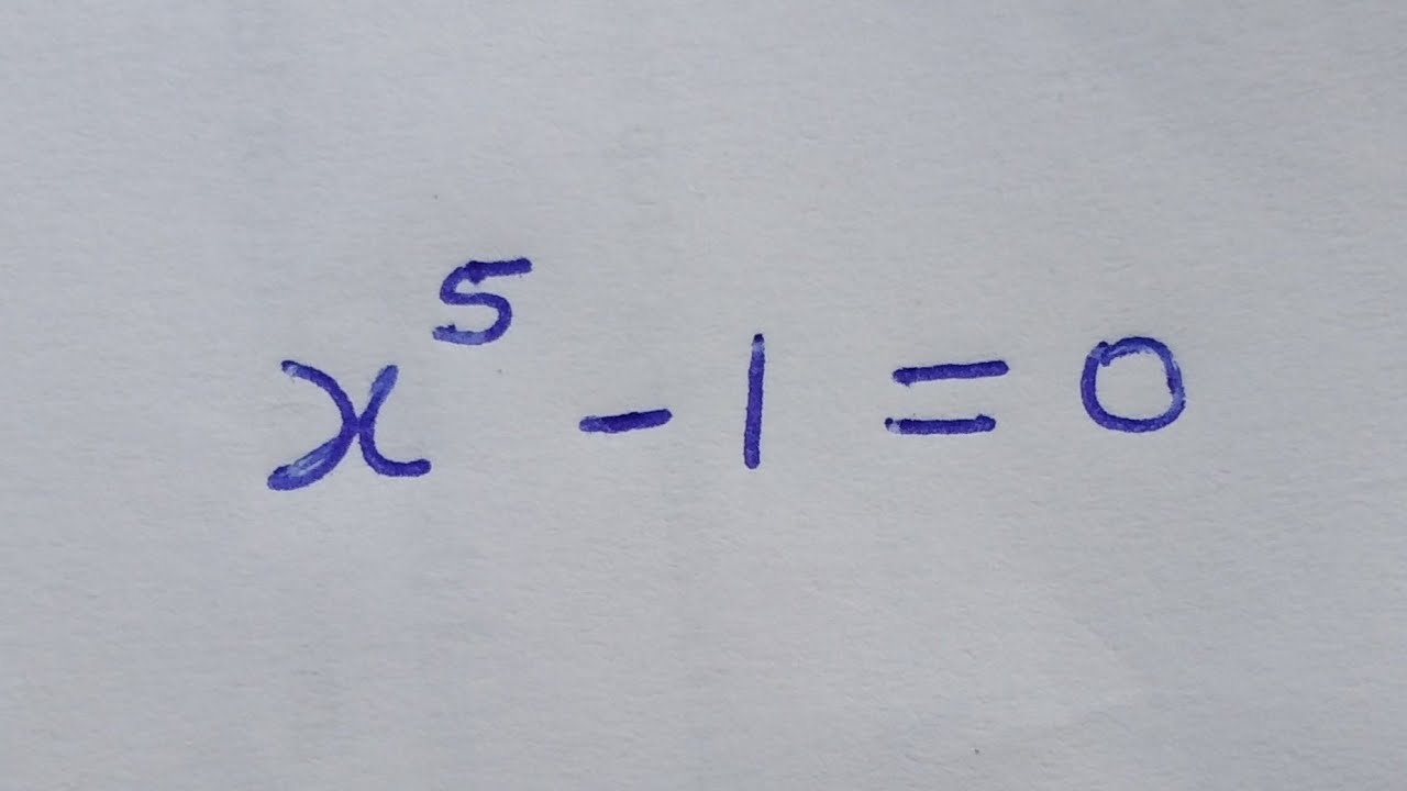 A Quintic Equation | Interesting equation | #maths #olympiad - YouTube