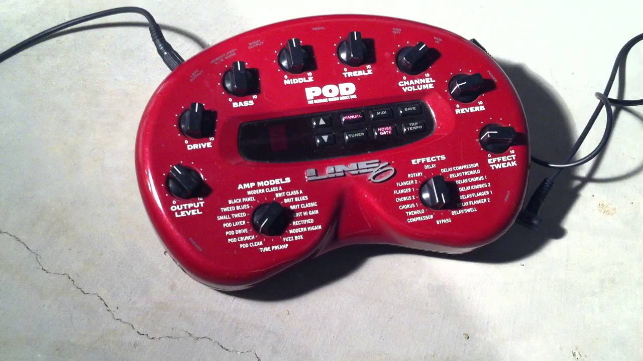 Line 6 (POD Crunch Demo) - YouTube