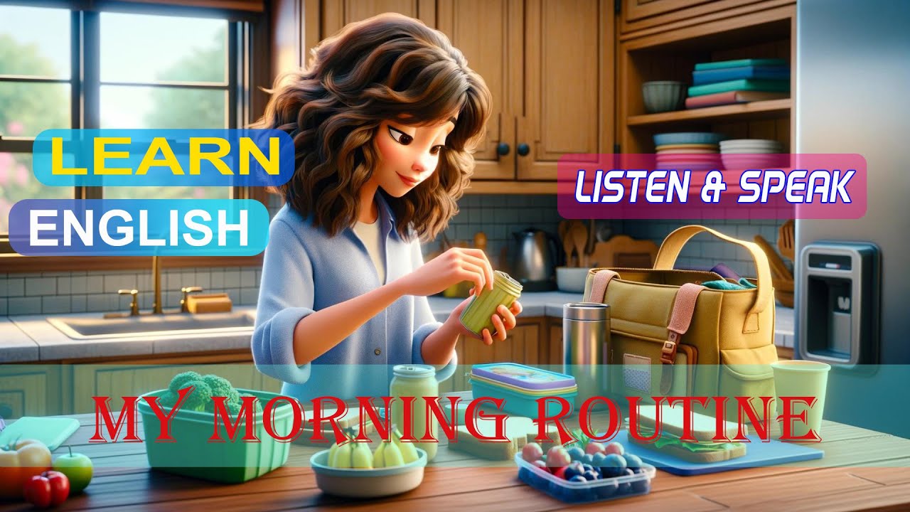 My Morning Routine | Improve Your English | English Listening Skills ...