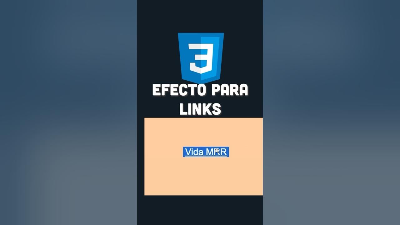 Efecto Css Para Tus Links Programacionweb Developers Css Desarrolloweb Youtube