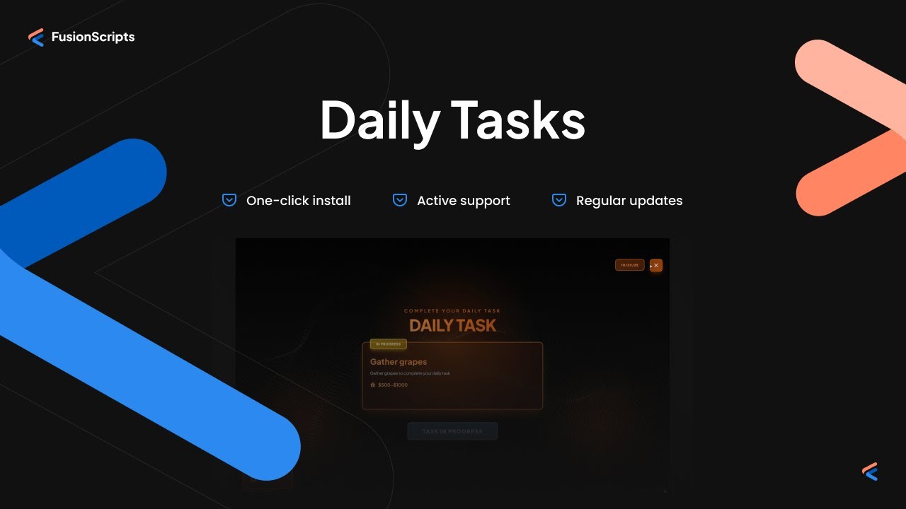 Daily tasks - challenge your players daily! FiveM Script - YouTube