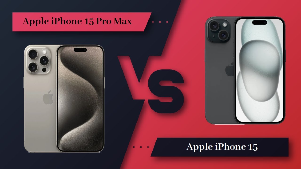 Apple iPhone 15 Pro Max Vs Apple iPhone 15 - Full Comparison [Full ...
