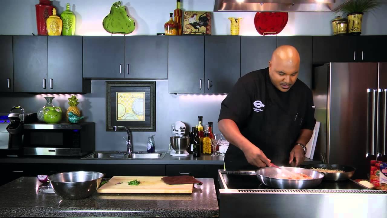 Shrimp & Basil Risotto - Cooking Today with Chef Brooks - YouTube