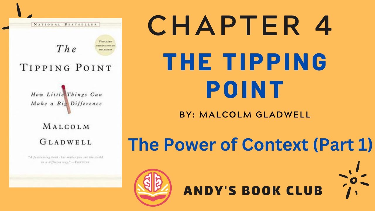 Chapter 4: The Power of Context (Part 1) | The Tipping Point By Malcolm ...