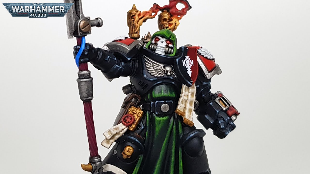 Dark Angels Primaris Chaplain - Warhammer 40K - YouTube