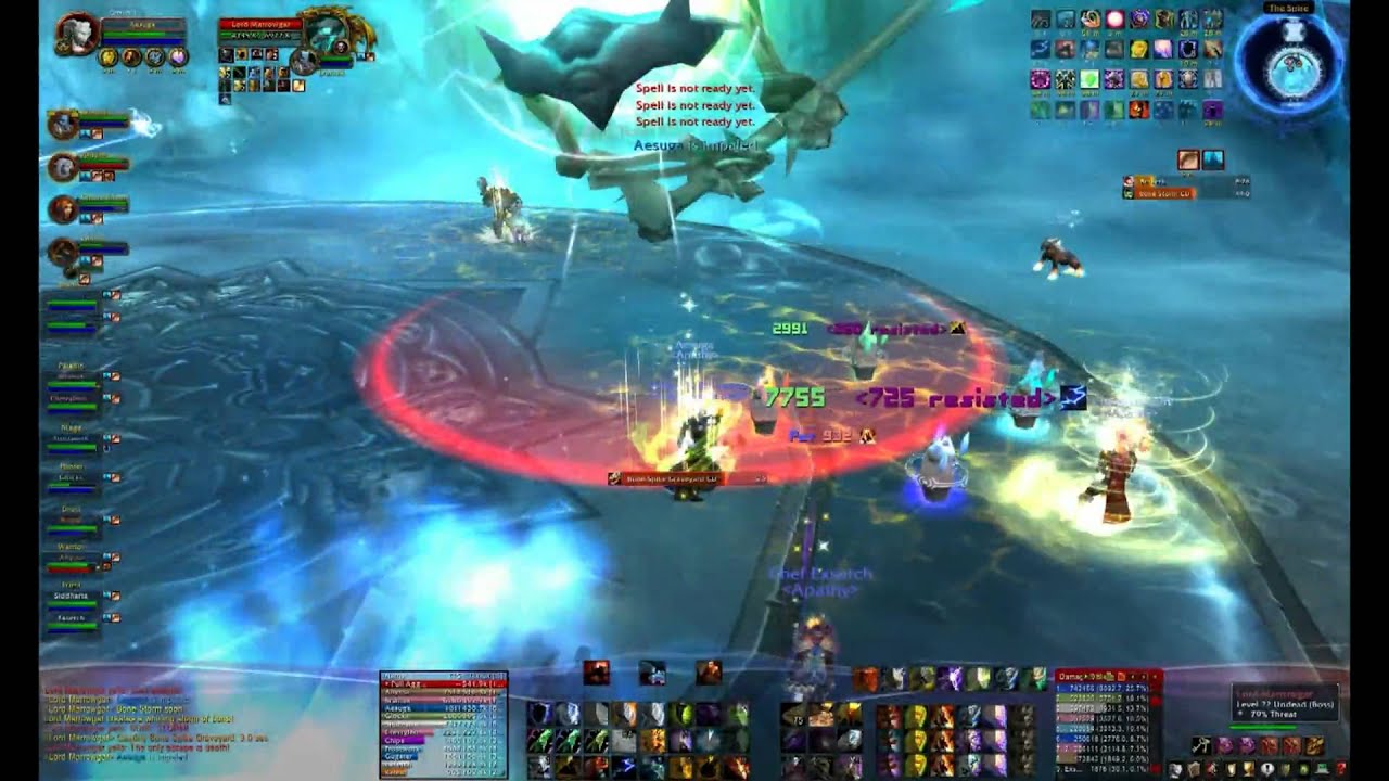 Icecrown Citadel - Marrowgar (10) Enhancement Shaman - YouTube