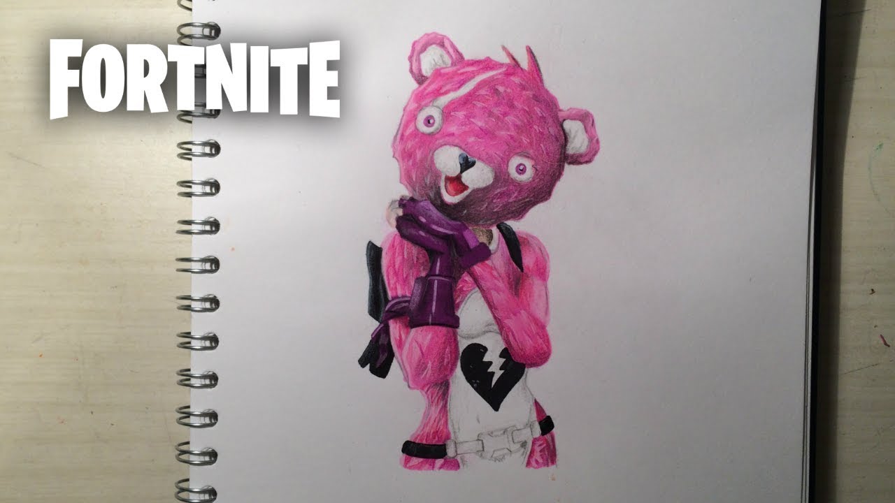 Drawing the CUDDLE TEAM LEADER | Fortnite - YouTube